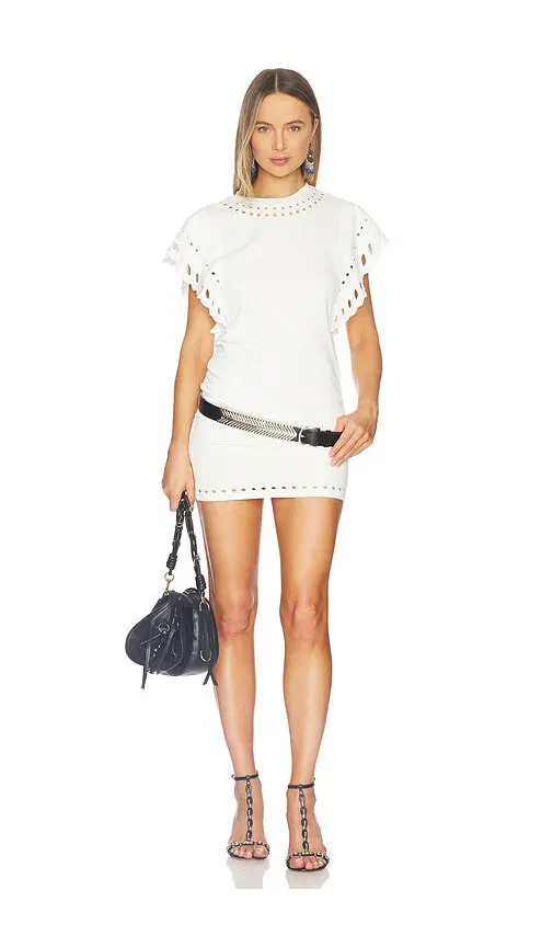 Isabel Marant Étoile Eyelet Dress - Ecru