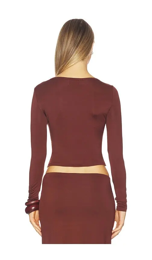 SEVEN WONDERS Kamilla Twist Long Sleeve Top