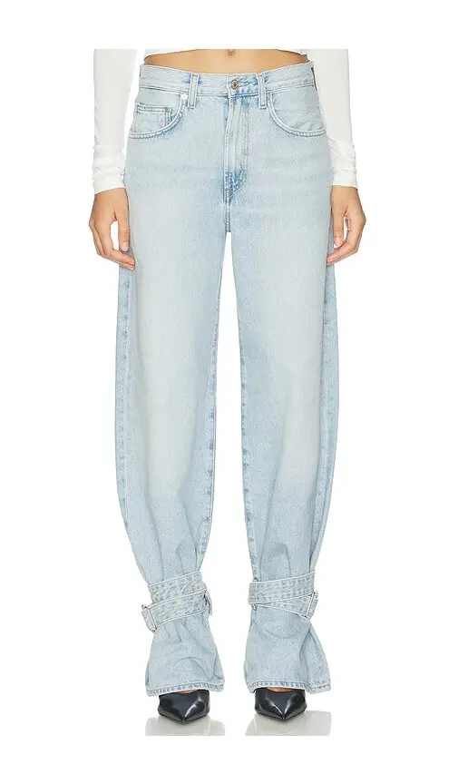 AGOLDE Cinched Hem Loose Taper Jeans