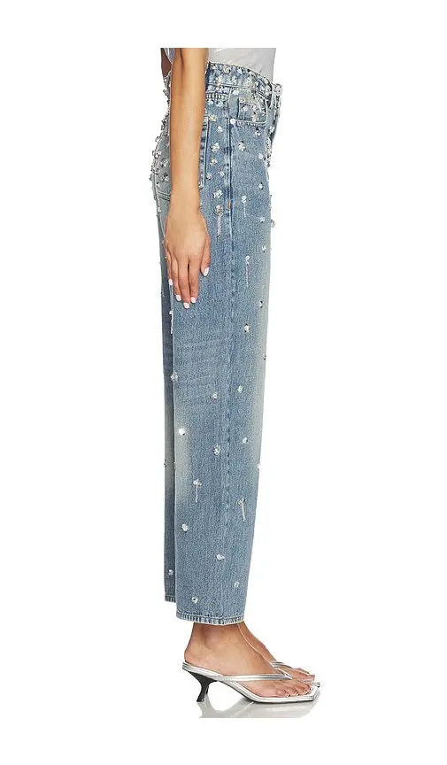 Simkhai Embellished Denim Pant