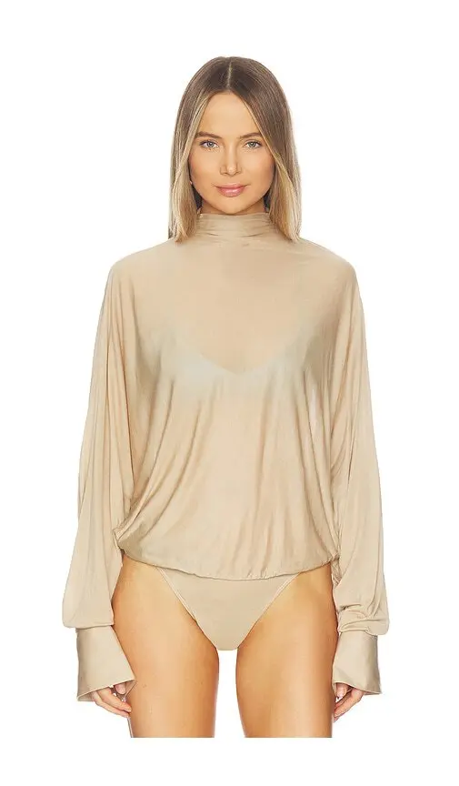 SEROYA Hawkes Bodysuit - Tan