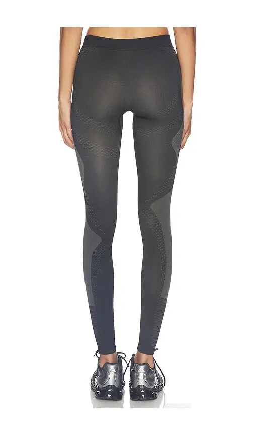 Off-White Racing Seamless Leggings In Charcoal