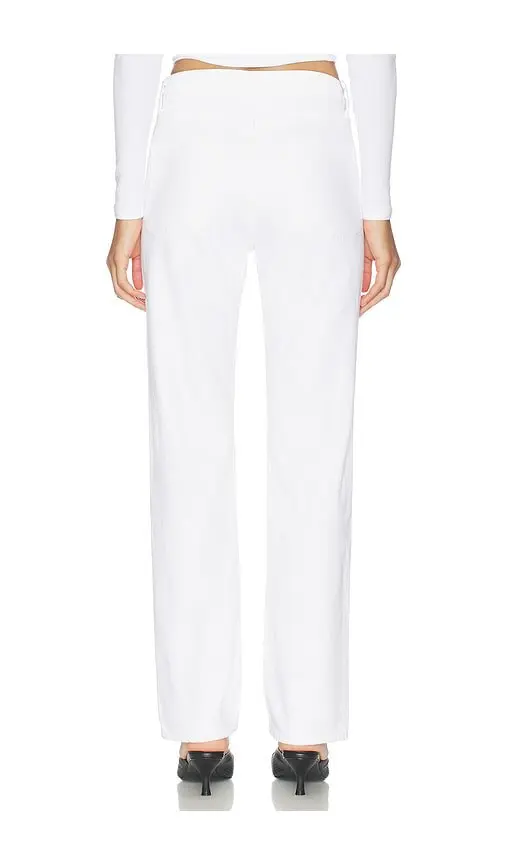 AGOLDE Lana Relaxed Straight Jeans - Marshmallow