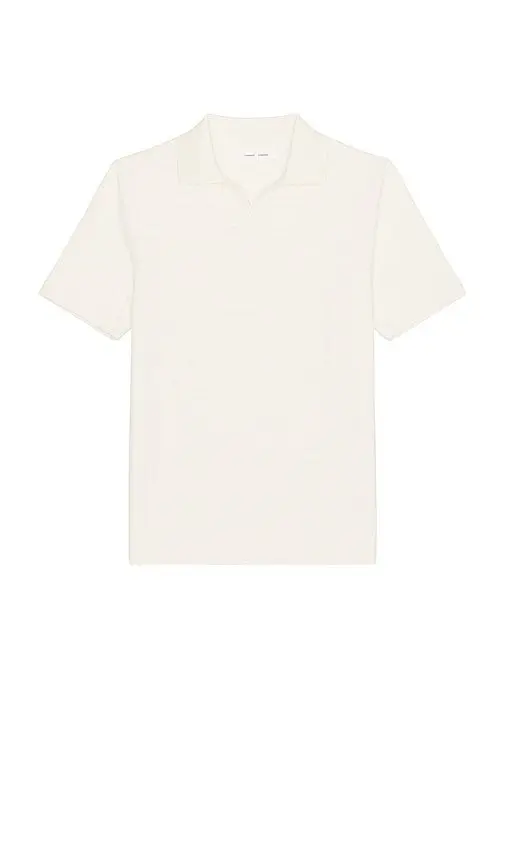 SAMSOE SAMSOE Samac V-neck Polo In Cream