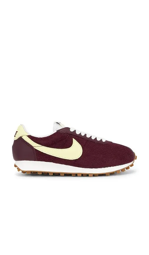 Nike Ld-1000 Corduroy Sneaker - Burgundy Crush  Soft Yellow  & Sail