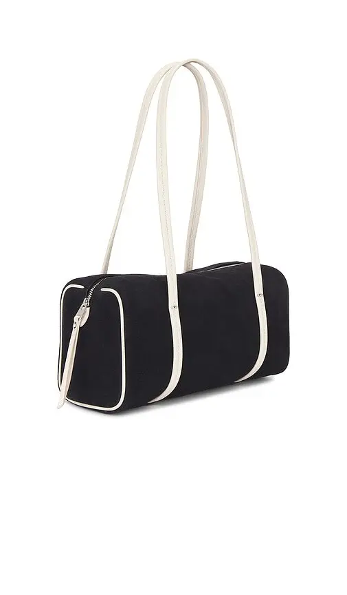 Madewell Brioche Shoulder Bag - Juniper Berry Suede