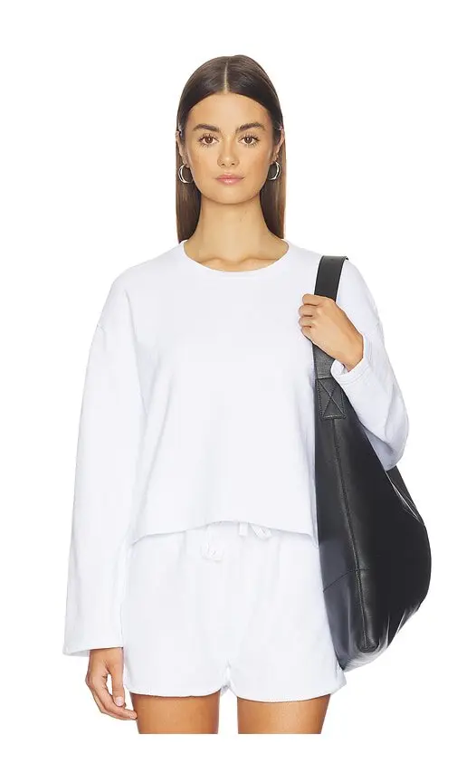 BOBI Drop Shoulder Pullover Top