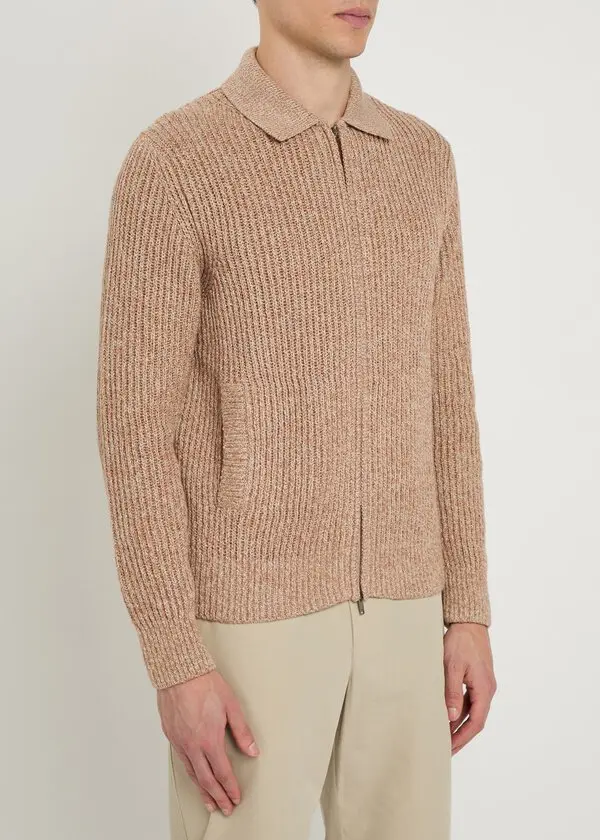 TOD'S Ribbed Cotton-knit Cardigan