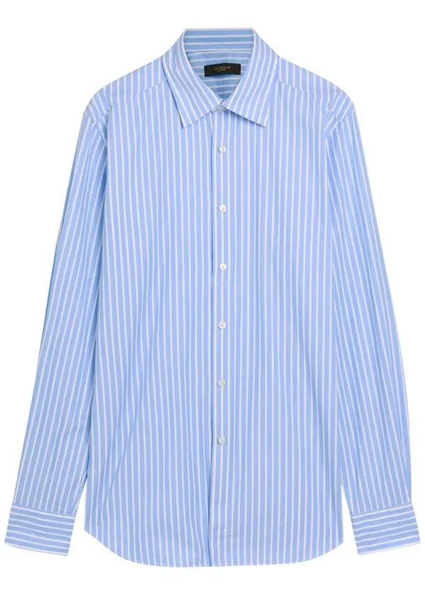 SLOWEAR Striped Cotton-poplin Shirt