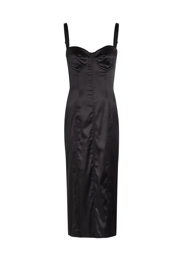 Dolce & Gabbana Stretch-silk Midi Dress