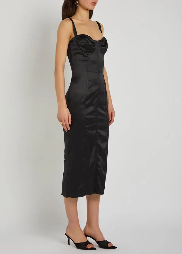 Dolce & Gabbana Stretch-silk Midi Dress
