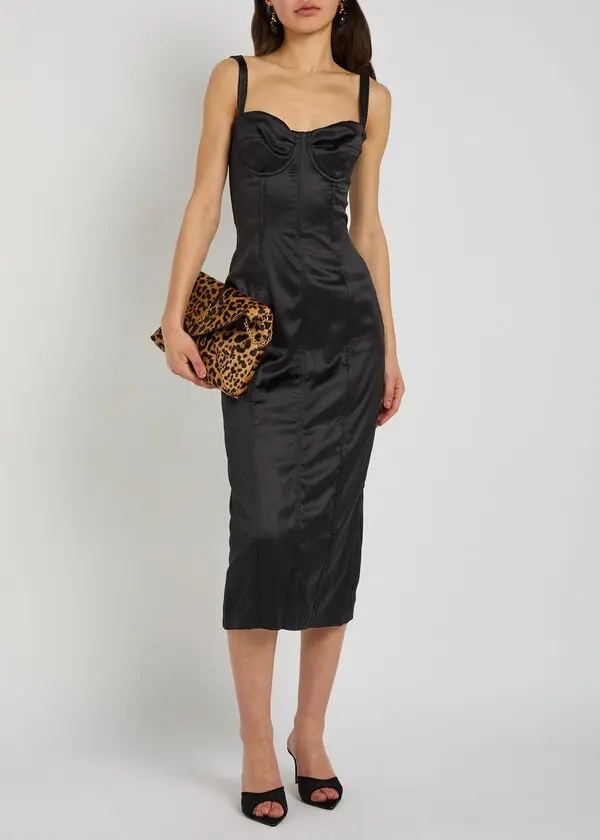 Dolce & Gabbana Stretch-silk Midi Dress