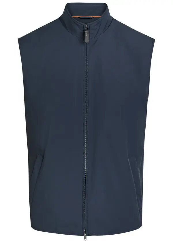 TOD'S High-neck Stretch-shell Gilet - Blue