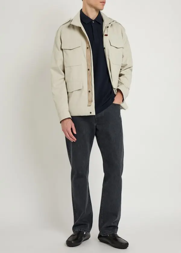 TOD'S High-neck Woven Jacket