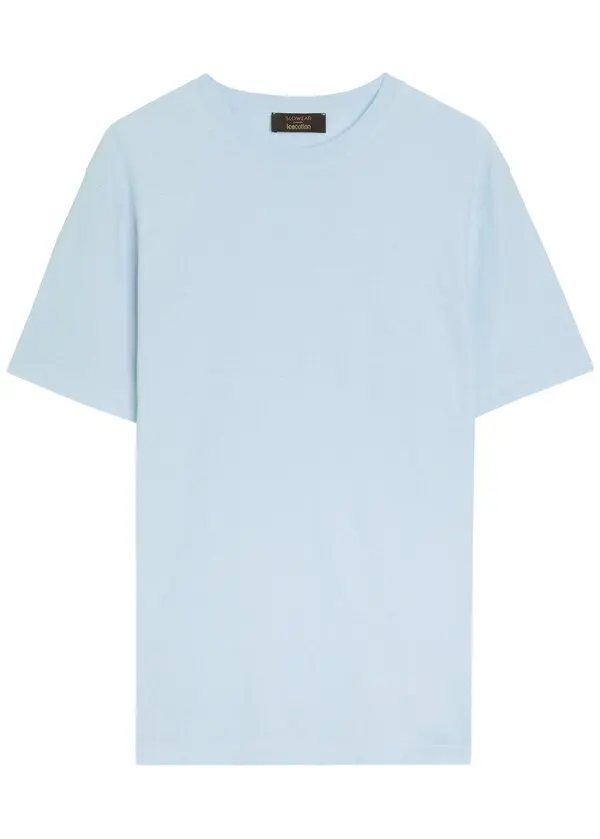 SLOWEAR Cotton T-shirt - Light Blue