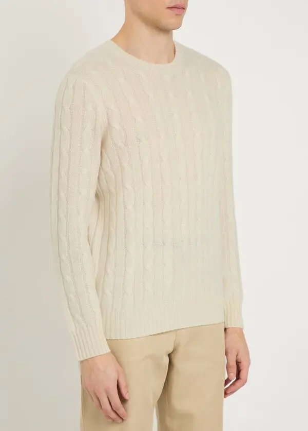 Polo Ralph Lauren Cable-knit Cashmere Jumper - Ecru