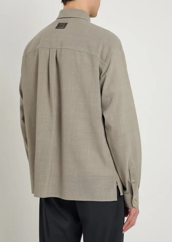 Dolce & Gabbana Wool Shirt - Beige