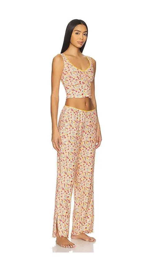 Free People X Intimately Fresh In Love Lounge Set - Tea Combo