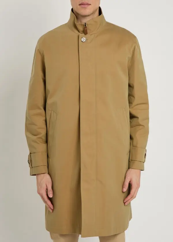 TOD'S Cotton Trench Coat - Beige