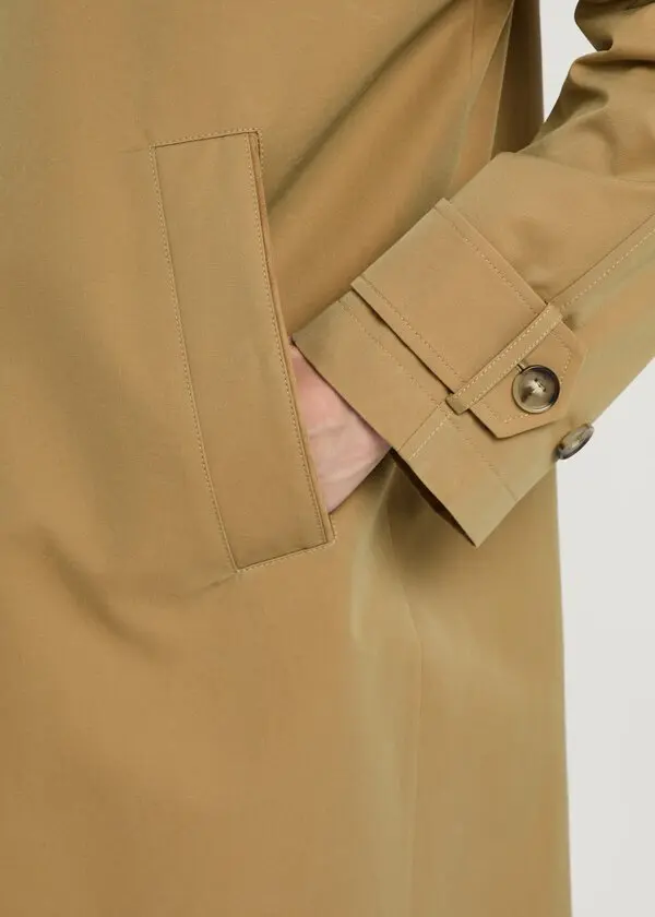 TOD'S Cotton Trench Coat - Beige