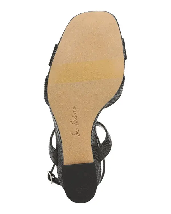 Sam Edelman Davi Wedge Sandals - Black