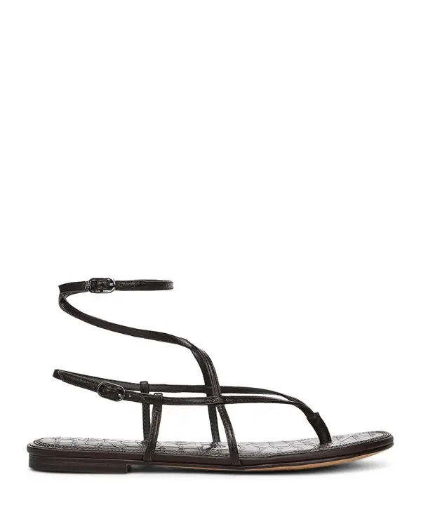 Sam Edelman Clarra Strappy Sandals - Cafe Noir