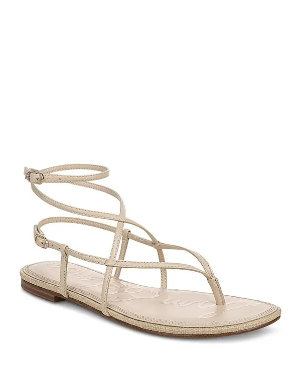 Sam Edelman Clarra Strappy Sandals - Light Sand