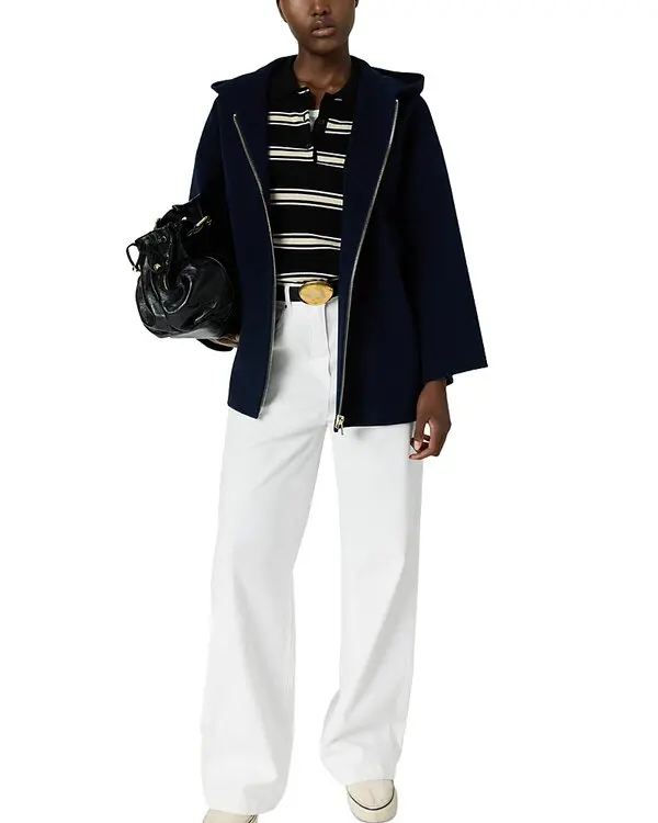 Gerard Darel Patricia Wool Cape Jacket