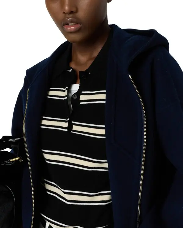 Gerard Darel Patricia Wool Cape Jacket