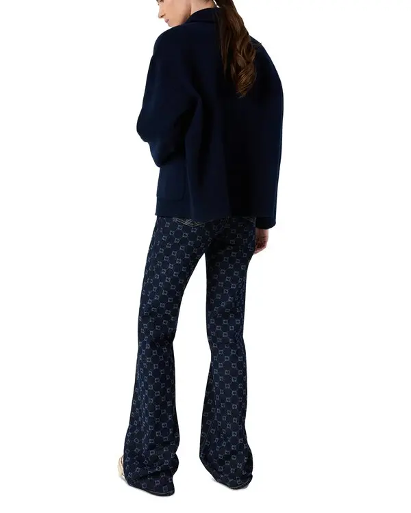 Gerard Darel Perrinea Wool Jacket - Ink