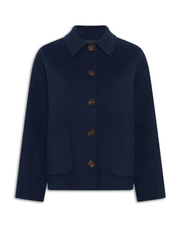 Gerard Darel Perrinea Wool Jacket - Ink
