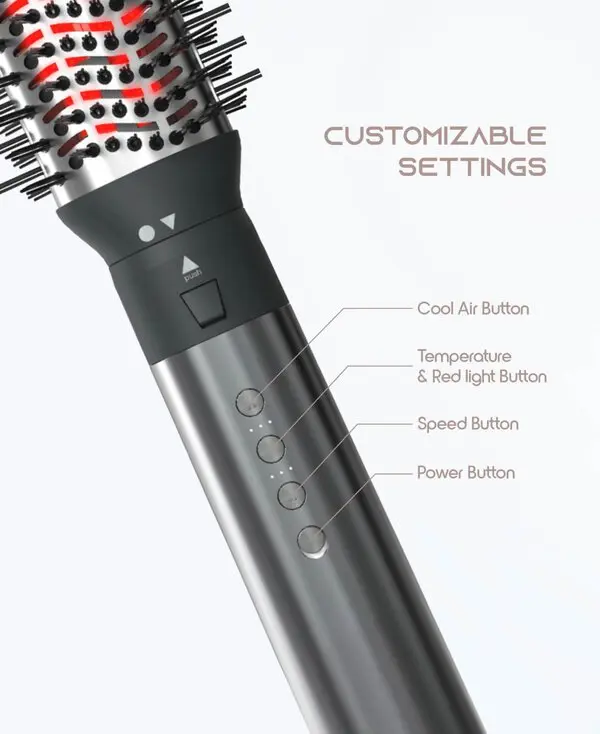TZUMI Red Light Therapy 7-in-1 Hair Dryer