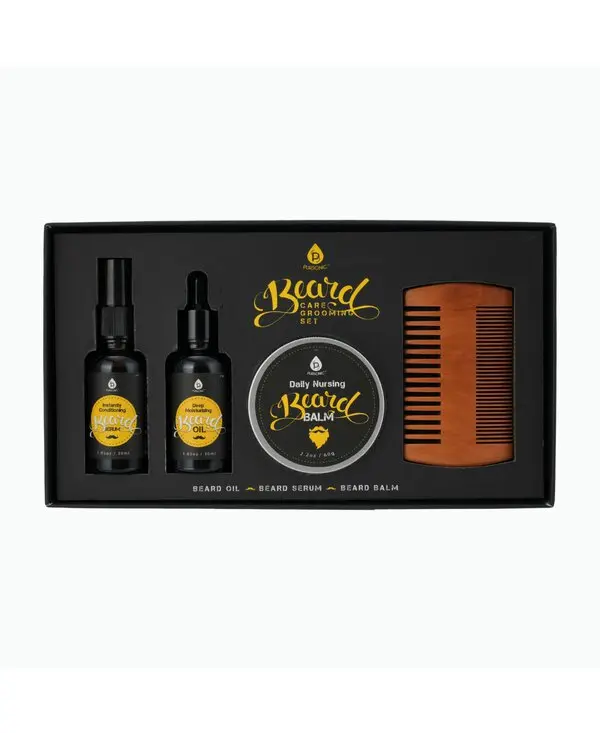PURSONIC Full-range Grooming: 4-piece Beard Care Set