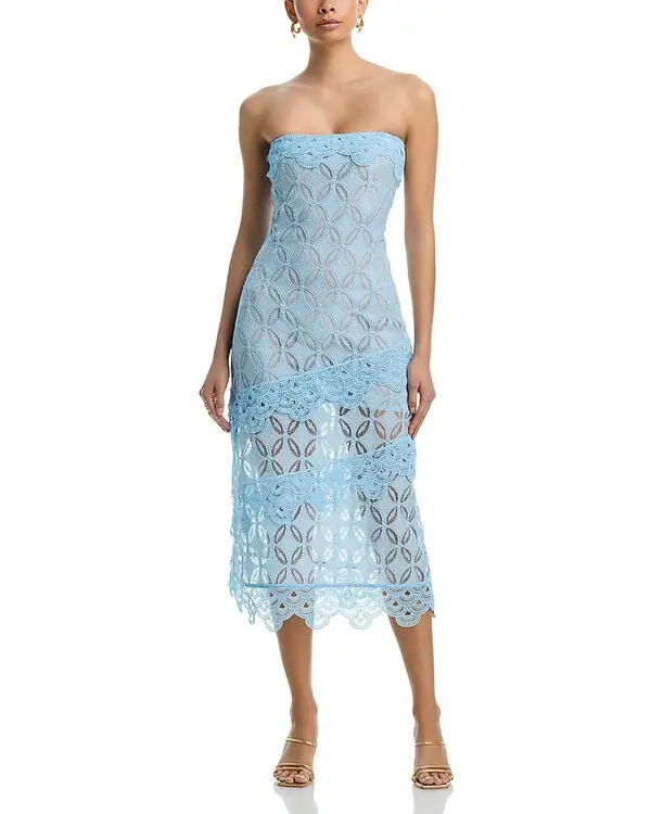 Waimari Azura Midi Dress - Blue