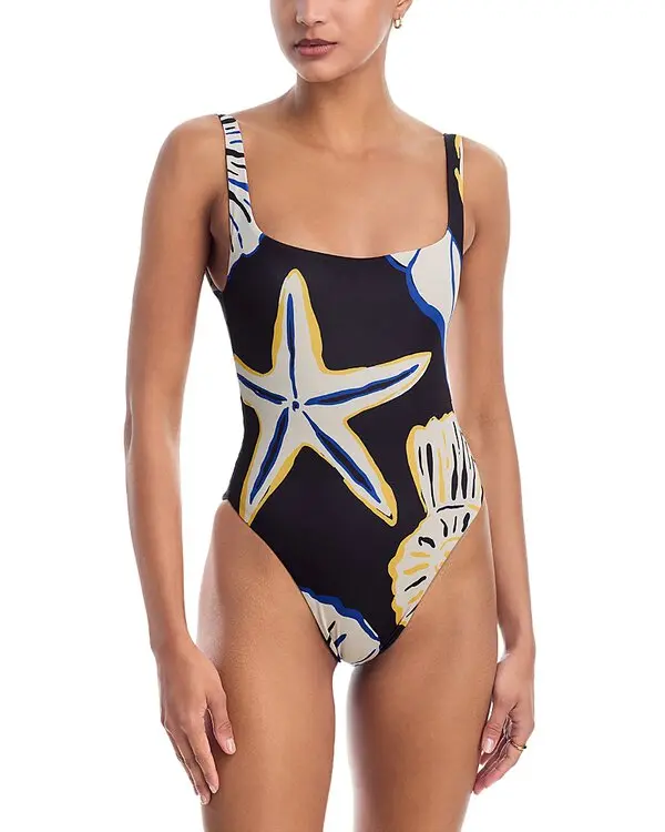 CALA DE LA CRUZ Vienna One Piece Swimsuit - Calicomulti