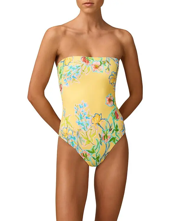 MONTE & LOU Bandeau One Piece Swimsuit - Sophia