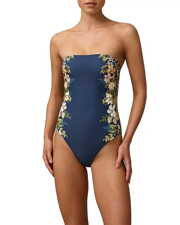 MONTE & LOU Bandeau One-piece Swimsuit