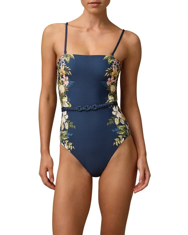 MONTE & LOU Bandeau One-piece Swimsuit