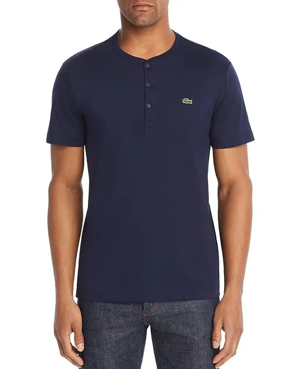 Lacoste Regular-fit Pima Cotton Henley