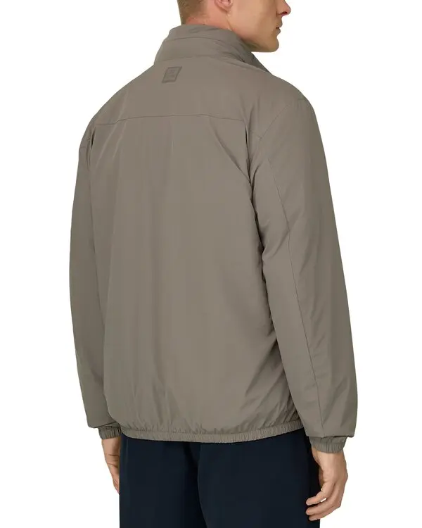 Boggi Milano Technical Fabric Bomber Jacket - Mud