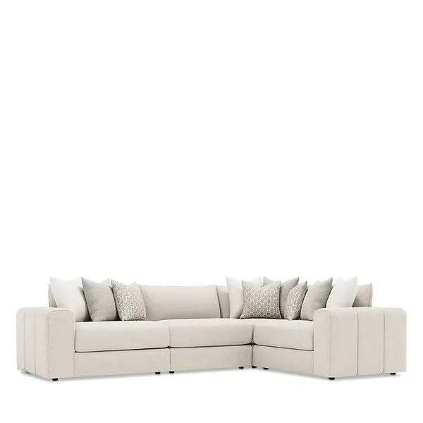 BERNHARDT Verano 4 Piece Fabric Sectional