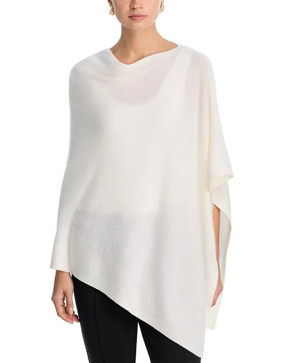 Bloomingdale'S 100% Cashmere Poncho - Ivory