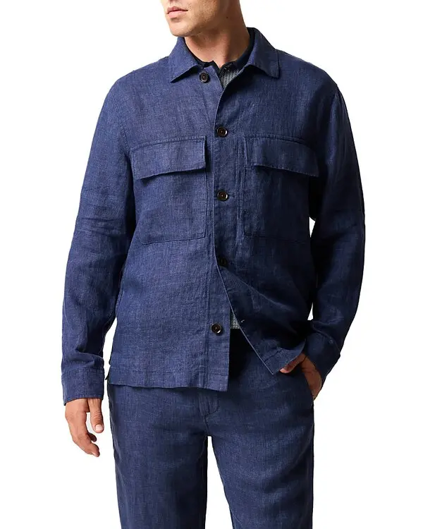 Rodd & Gunn Resort Linen Shirt - Marine
