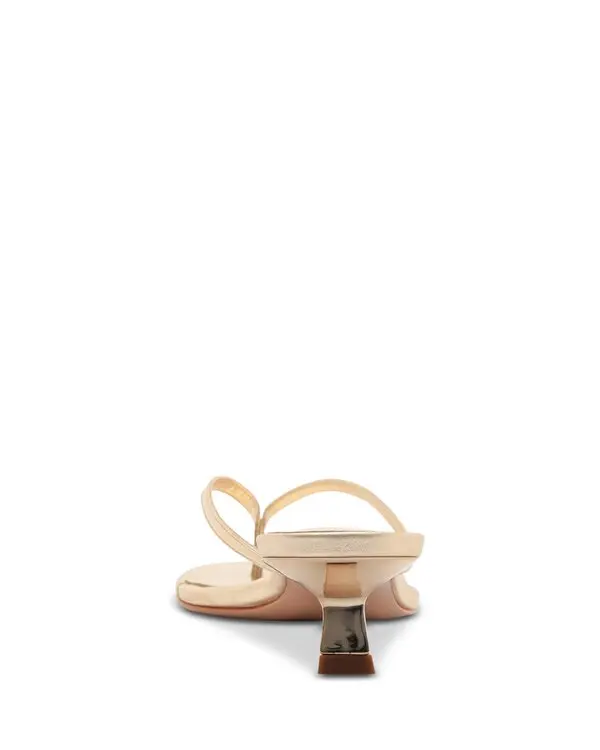 Schutz Carolyn Thong Sandals - Platina
