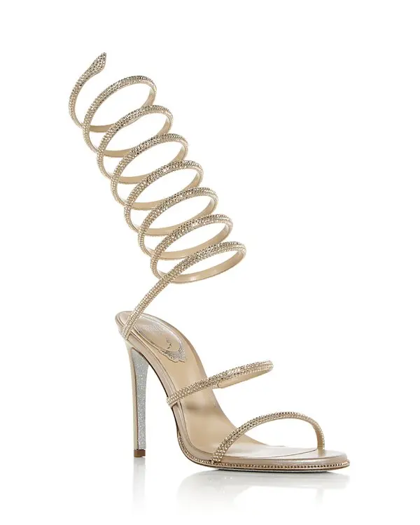 Rene Caovilla Super Cleo Crystal Sandals