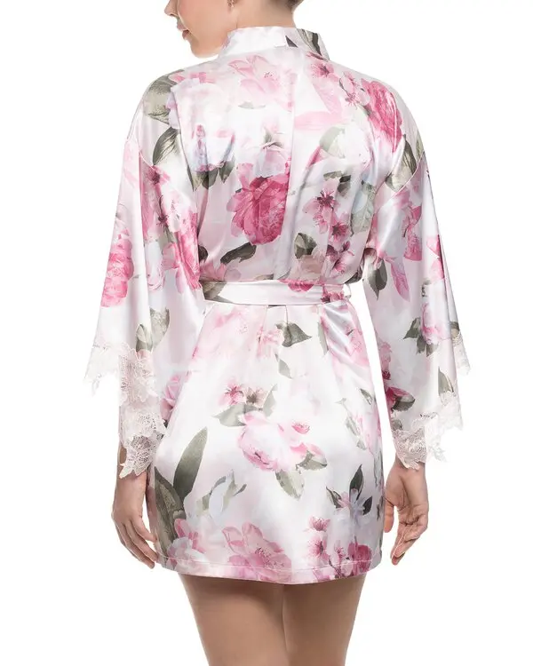 IN BLOOM BY JONQUIL Satin Wrapper Robe