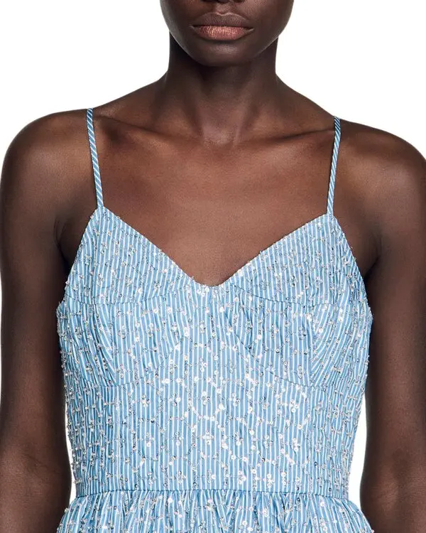 Sandro Iseanna Sequin Dress