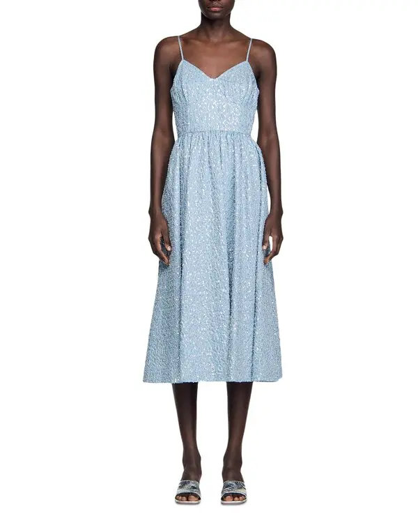 Sandro Iseanna Sequin Dress