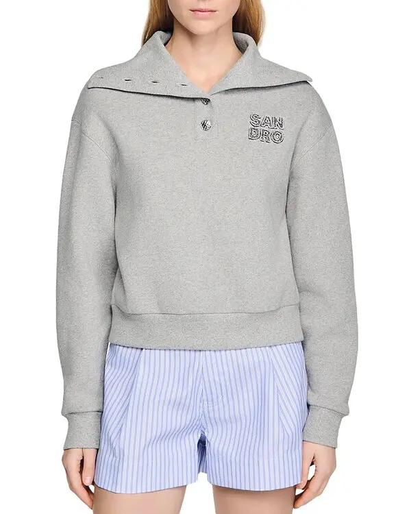 Sandro Fleece Sweatshirt