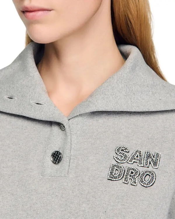Sandro Fleece Sweatshirt